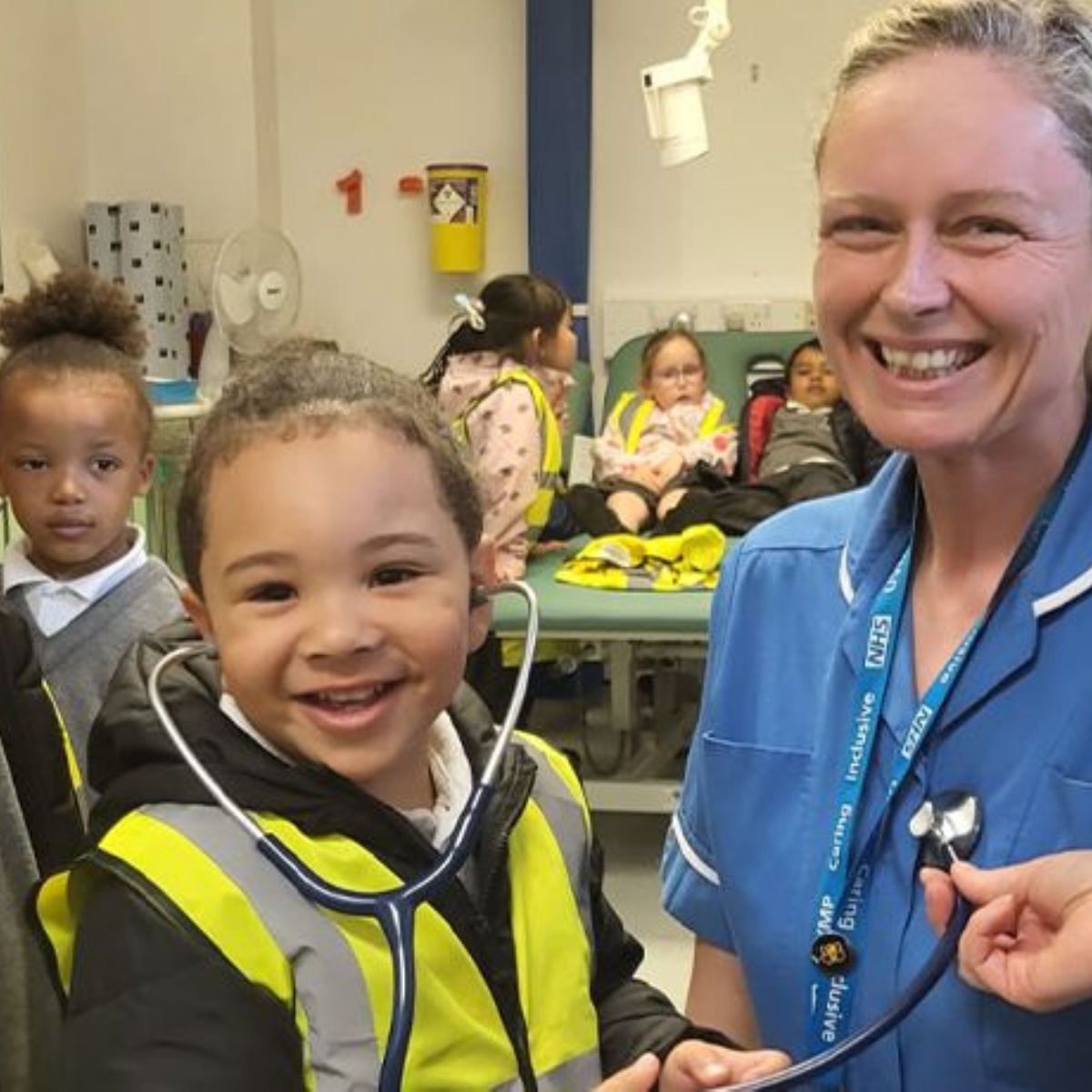 Co-op Academy New Islington - Reception visit Local Health Centre